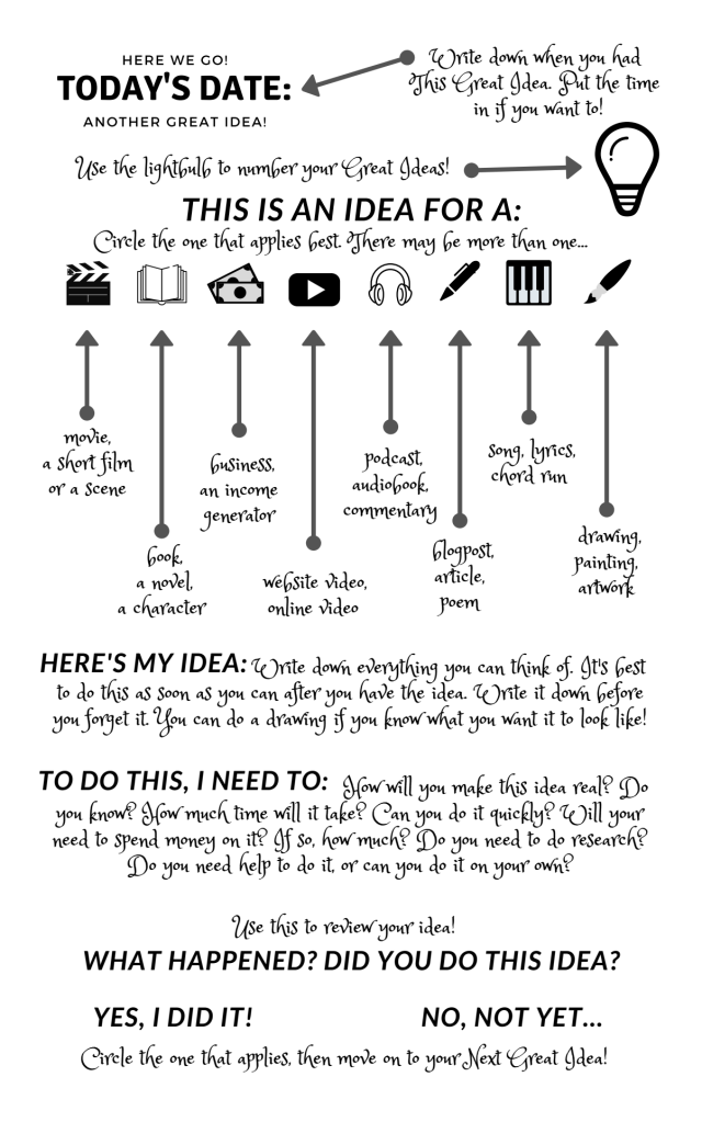 My Great Ideas! – BRYANMACKBOOKS.COM